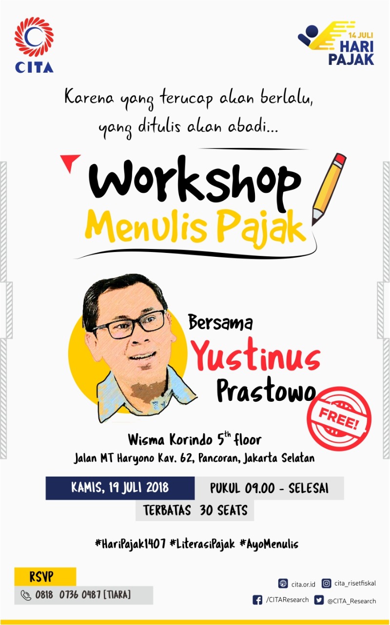 Materi Workshop Menulis Pajak – CITA